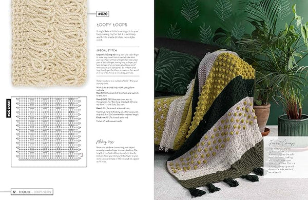 Mix and Match Modern Crochet Blankets: 100 Patterned and Textured Stri ...